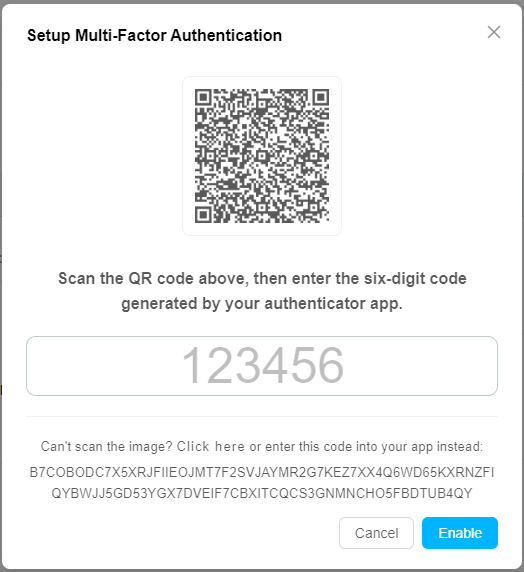 Setting Up Multi-Factor Authentication (MFA) in Ceterus App – Ceterus
